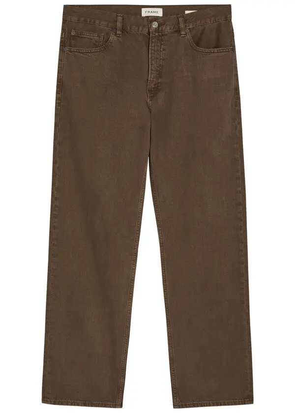 FRAME Relaxed Straight-leg Denim Jeans