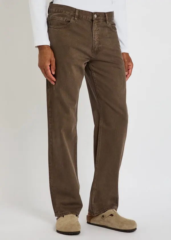 FRAME Relaxed Straight-leg Denim Jeans