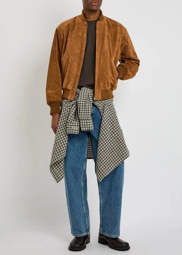 PICANTE Suede Bomber Jacket
