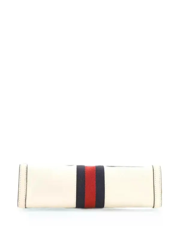 Gucci Ophidia Chain Shoulder Bag Leather Small Crossbody Bag - White