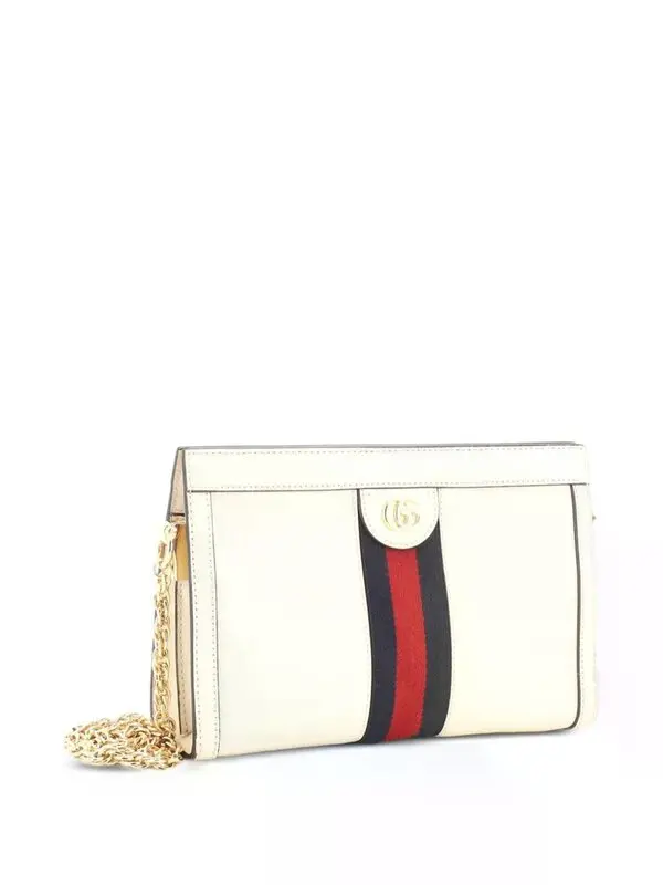 Gucci Ophidia Chain Shoulder Bag - White
