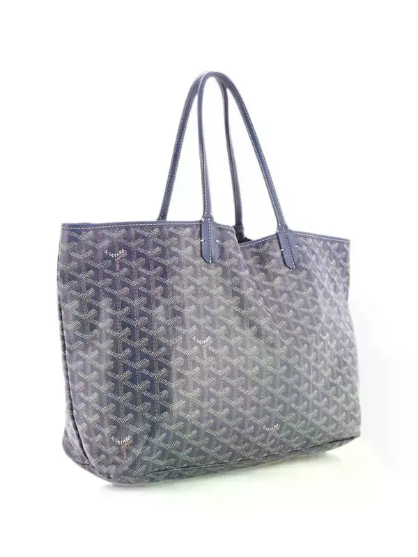 Goyard Saint Louis Coated Canvas Pm Tote Bag - Blue