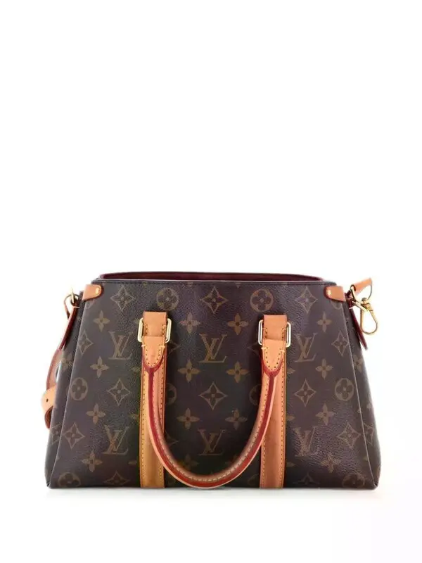 LOUIS VUITTON Soufflot Tote Monogram Canvas Bb Satchel - Brown