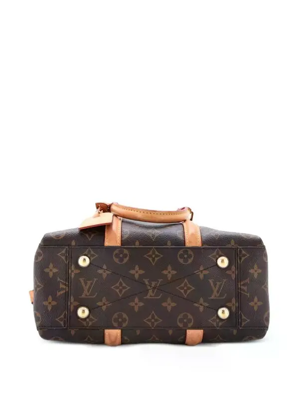 LOUIS VUITTON Soufflot Tote Monogram Canvas Bb Satchel - Brown