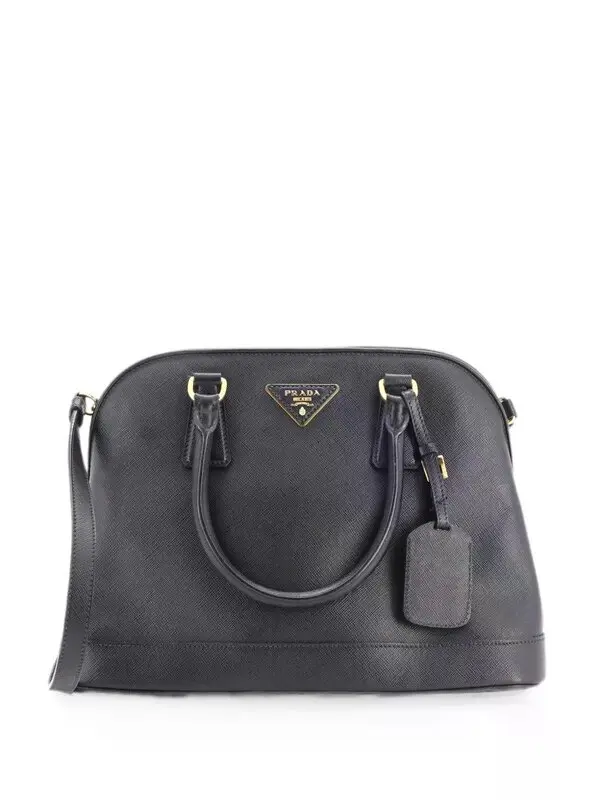 Prada Open Promenade Bag Saffiano Leather Medium Tote Bag