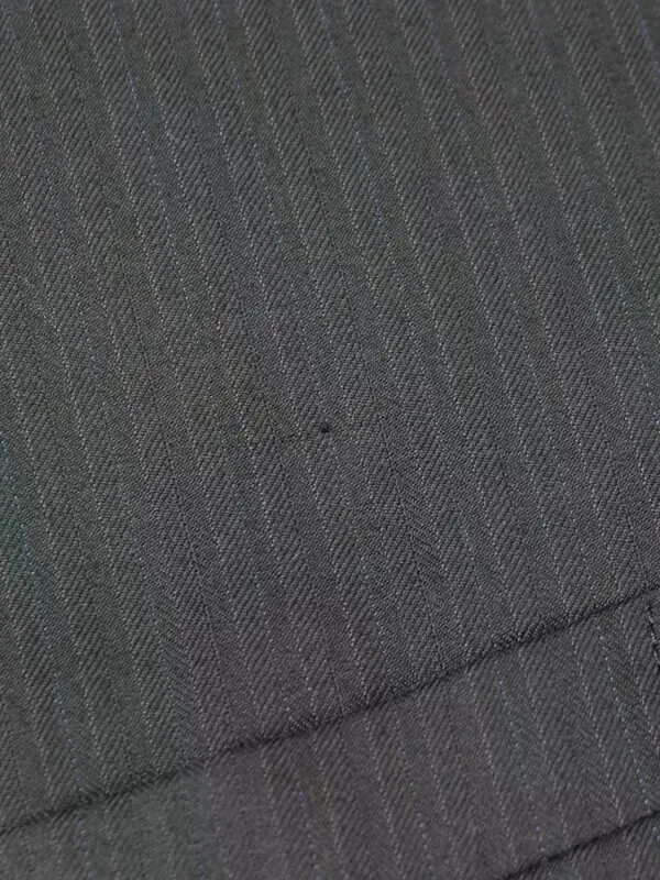 Comme Des Garçons Single-breasted Striped Tailored Wool Blazer