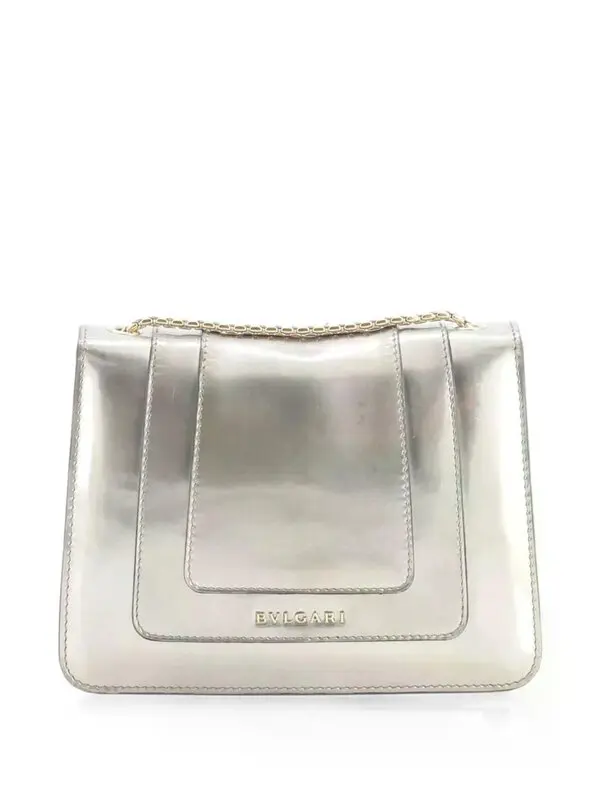 BVLGARI Serpenti Forever Square Leather Small Shoulder Bag