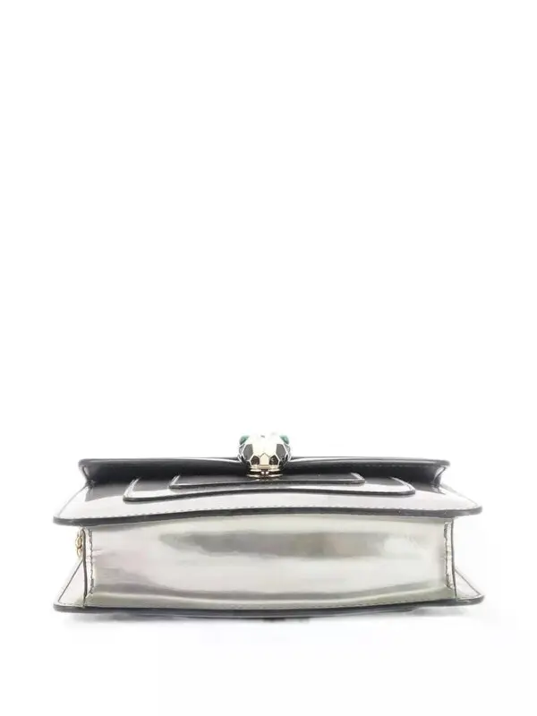 BVLGARI Serpenti Forever Square Leather Small Shoulder Bag