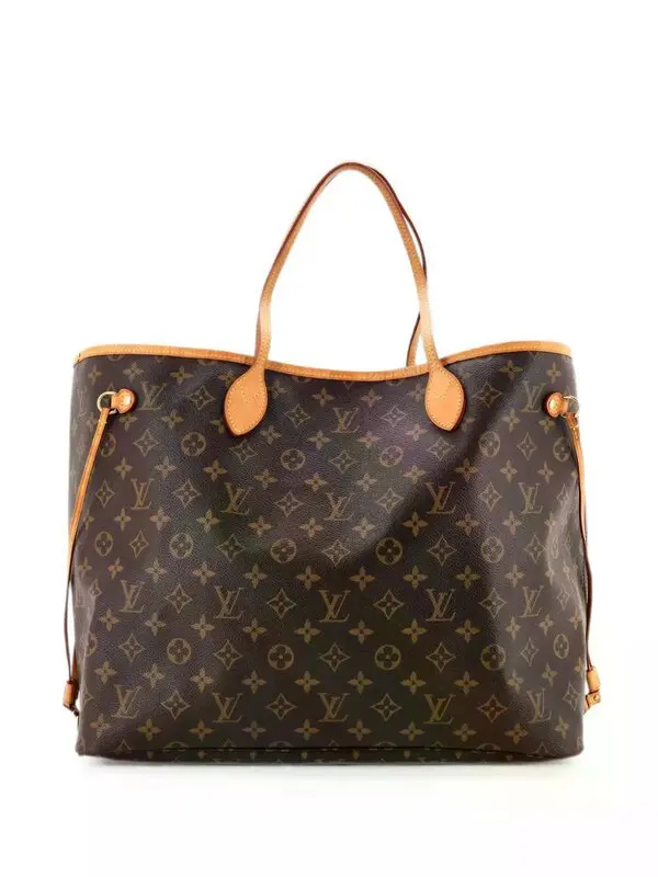 LOUIS VUITTON Neverfull Monogram Canvas Gm Tote Bag - Brown