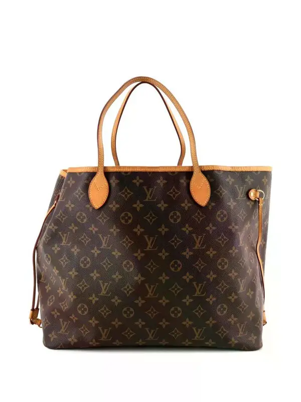 LOUIS VUITTON Neverfull Monogram Canvas Gm Tote Bag - Brown