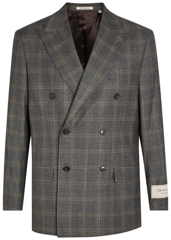 Gant Checked Wool Blazer