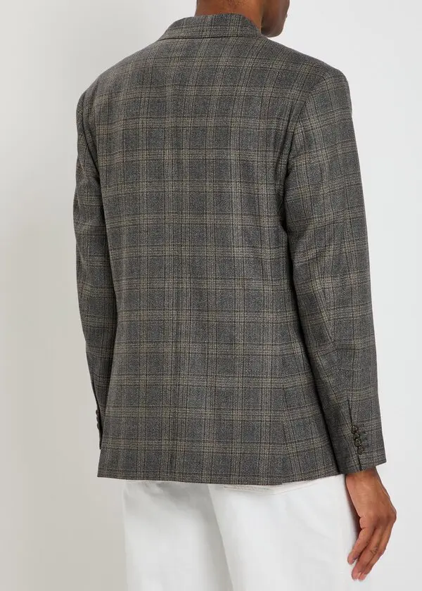 Gant Checked Wool Blazer