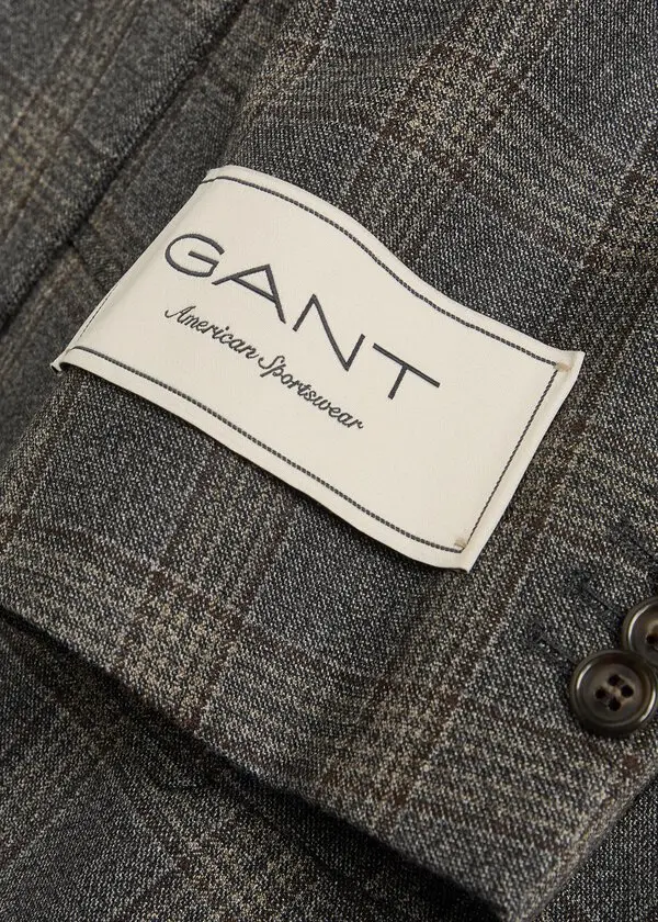 Gant Checked Wool Blazer
