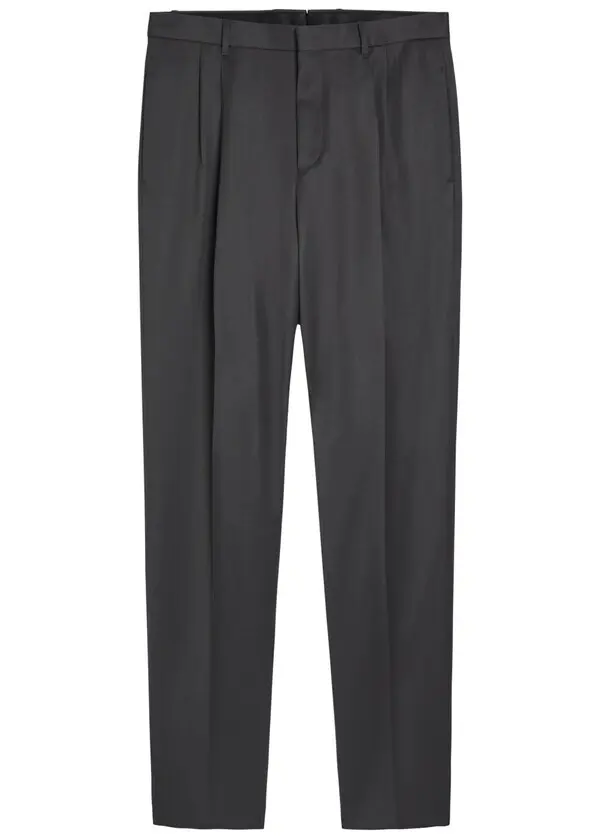 LARDINI Straight-leg Wool Trousers