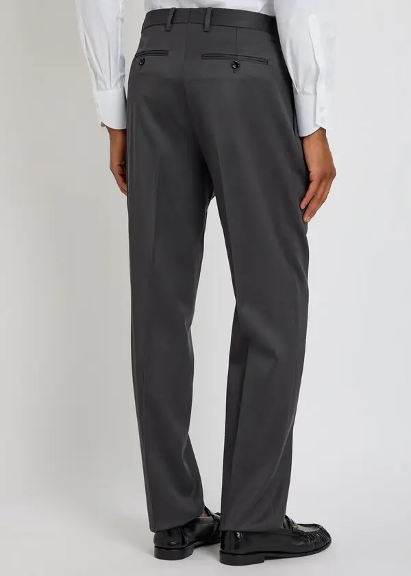 LARDINI Straight-leg Wool Trousers