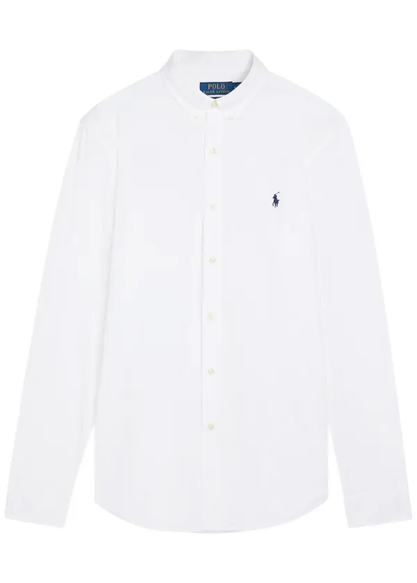 Polo Ralph Lauren Logo-embroidered Stretch-cotton Shirt