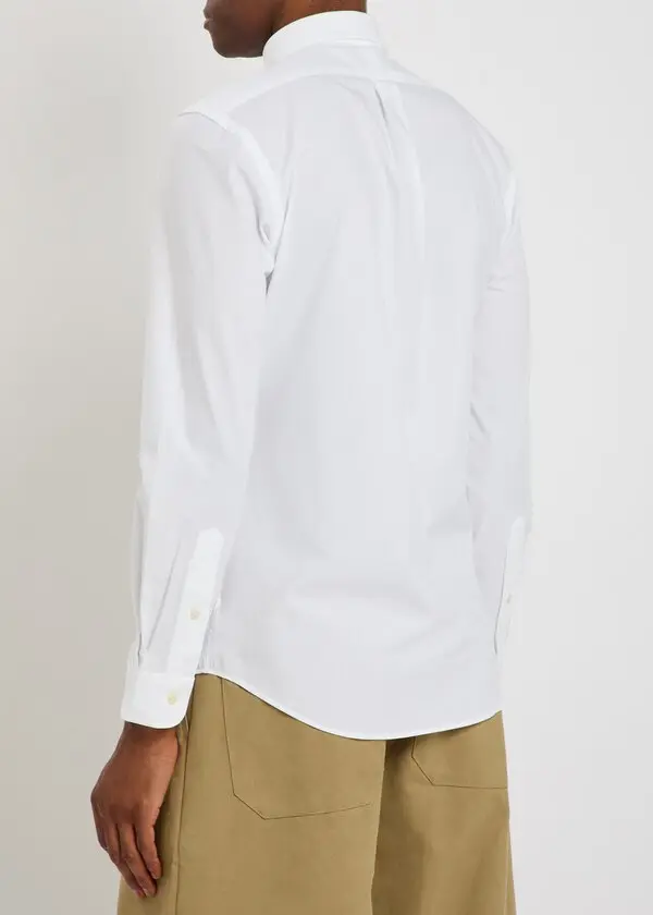 Polo Ralph Lauren Logo-embroidered Stretch-cotton Shirt
