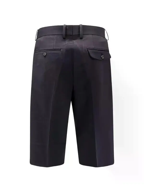 TONYWACK Raw-cut Pleated Shorts