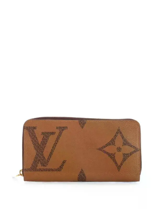 LOUIS VUITTON Zippy Wallet Reverse Monogram Giant Small Wallets