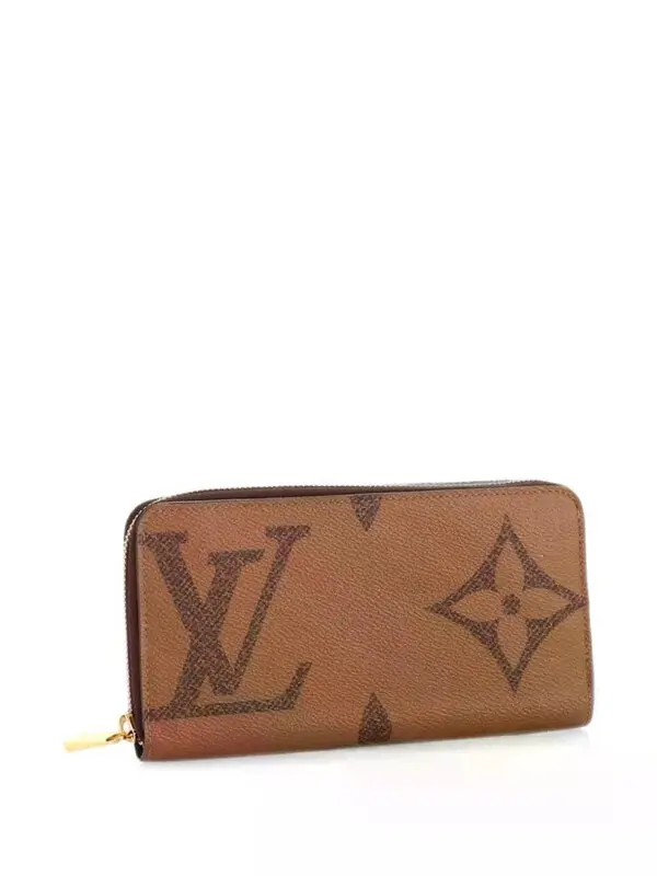 LOUIS VUITTON Zippy Wallet Reverse Monogram Giant Small Wallets