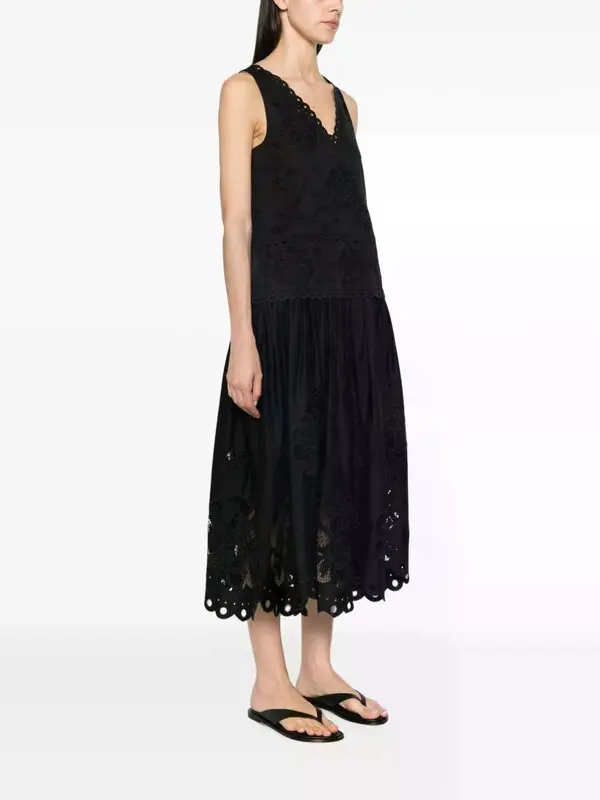 Sea Gardener Midi Dress