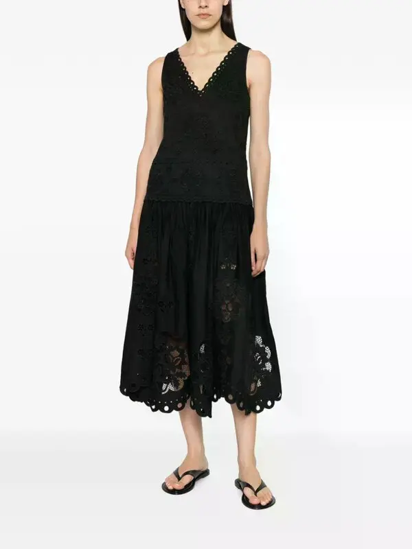 Sea Gardener Midi Dress