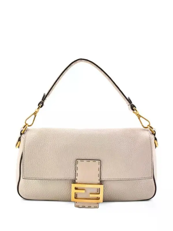 Fendi Selleria Baguette Nm Bag Leather Medium Shoulder Bag