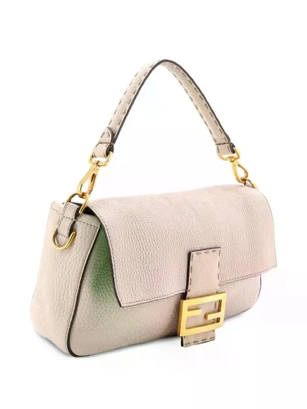 Fendi Selleria Baguette Nm Bag Leather Medium Shoulder Bag