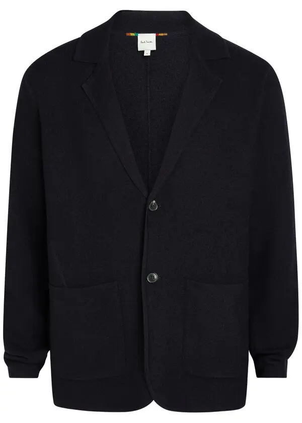 Paul Smith Blazer Merino Wool Cardigan