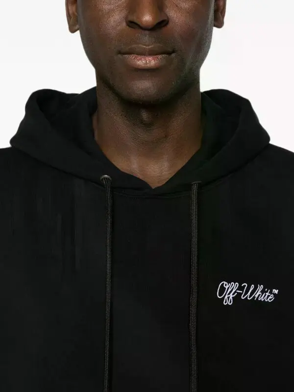 Off-White Logo-embroidered Hoodie