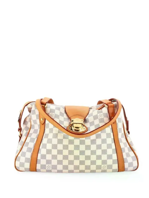 LOUIS VUITTON Stresa Handbag Damier Pm Shoulder Bag - White