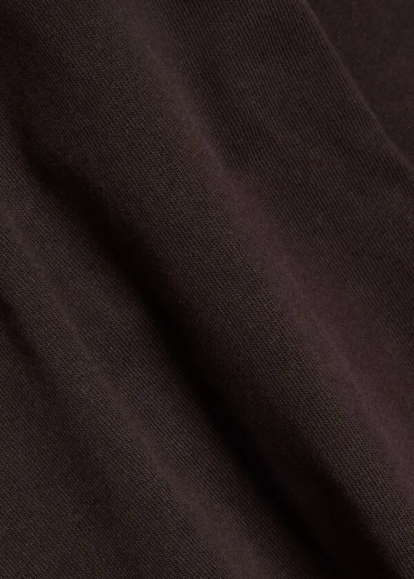 FRAME Contrasting Collar Cotton Polo Rugby Jumper