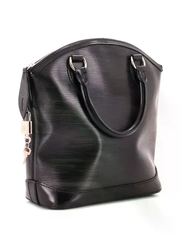 LOUIS VUITTON Lockit Handbag Epi Leather Pm Satchel - Black