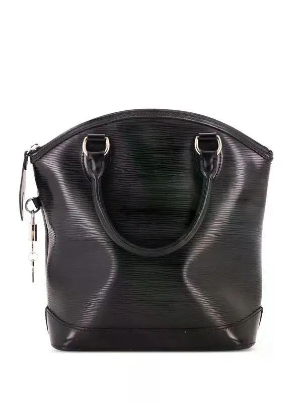 LOUIS VUITTON Lockit Handbag Epi Leather Pm Satchel - Black