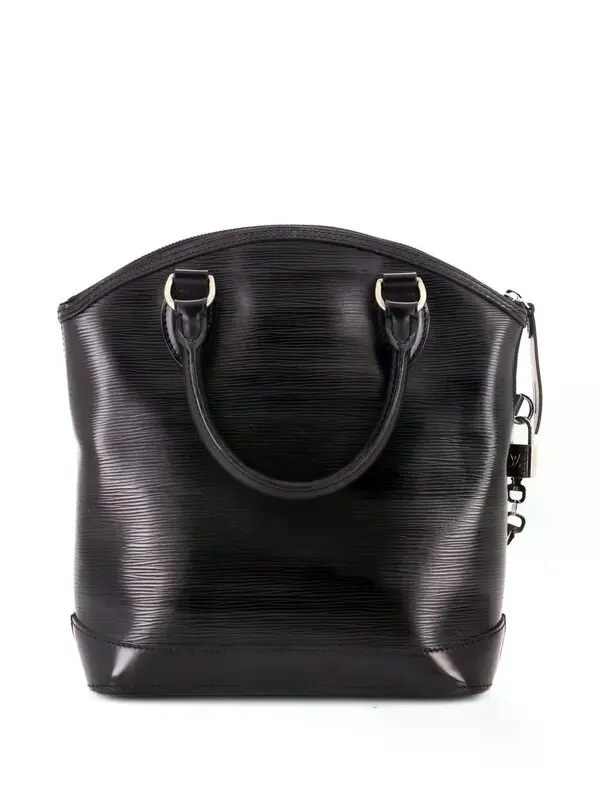 LOUIS VUITTON Lockit Handbag Epi Leather Pm Satchel - Black