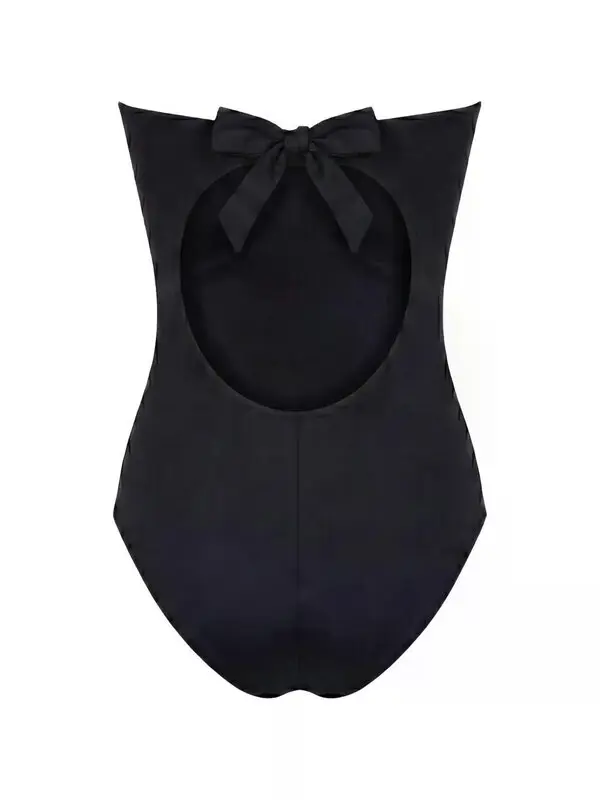 Anjuna Paola Bow-detail Swimsuit - Black