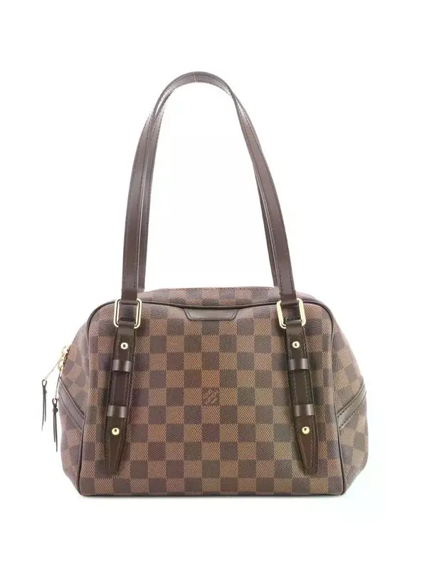 LOUIS VUITTON Rivington Satchel Damier Pm Shoulder Bag - Brown