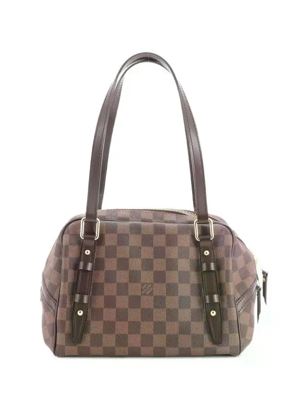 LOUIS VUITTON Rivington Satchel Damier Pm Shoulder Bag - Brown