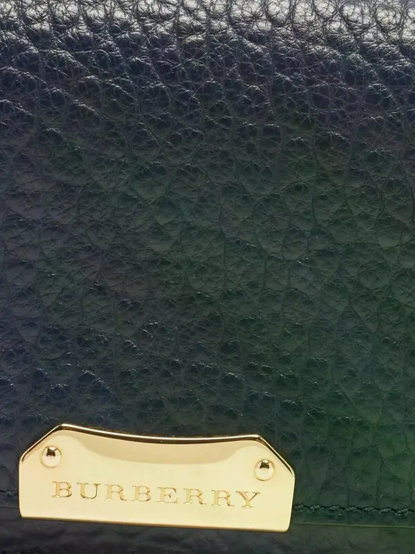 Burberry Leather Crossbody Bag - Blue