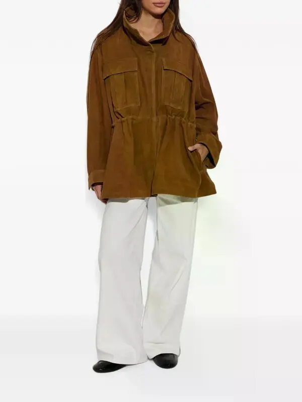 RÓHE Suede Drawstring Jacket