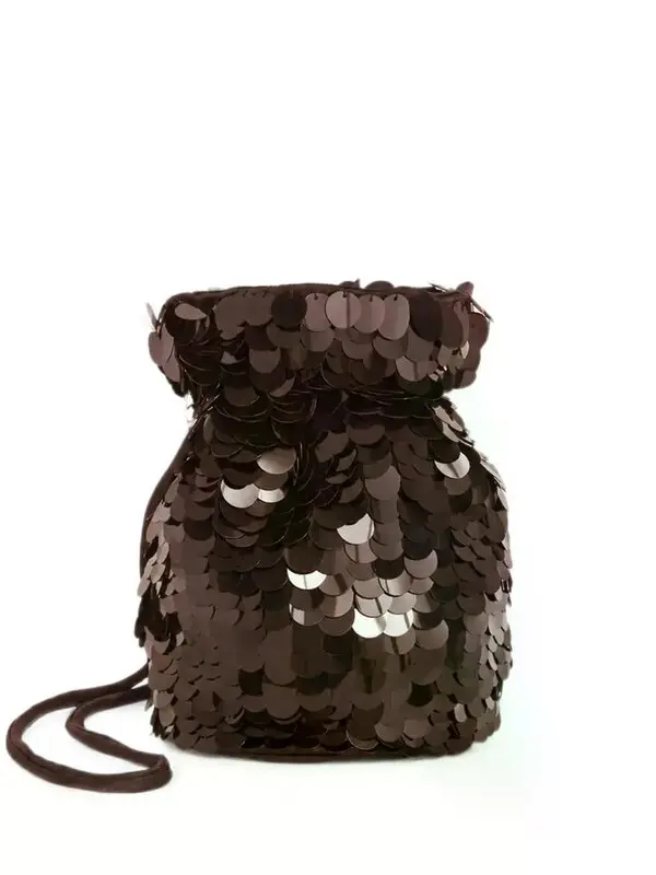 P.a.r.o.s.h Sequin-embellished Bucket Bag
