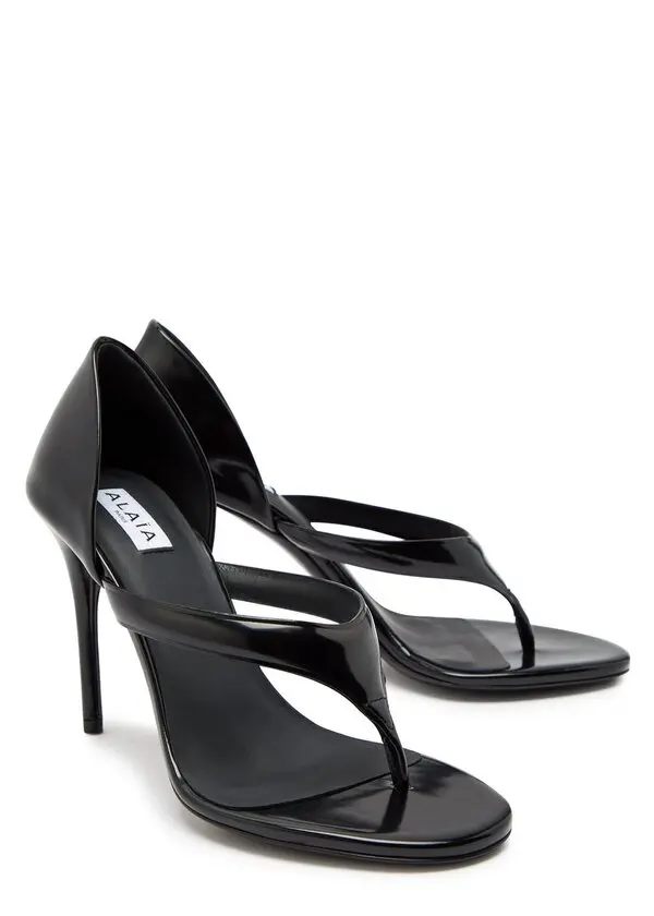 Alaïa Infradito 90 Leather Sandals