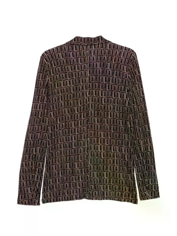 SIYU Geometric-print Blazer