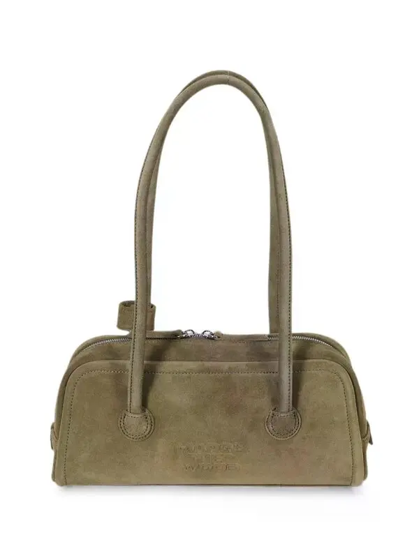 MARGESHERWOOD Suede Logo-embossed Shoulder Bag