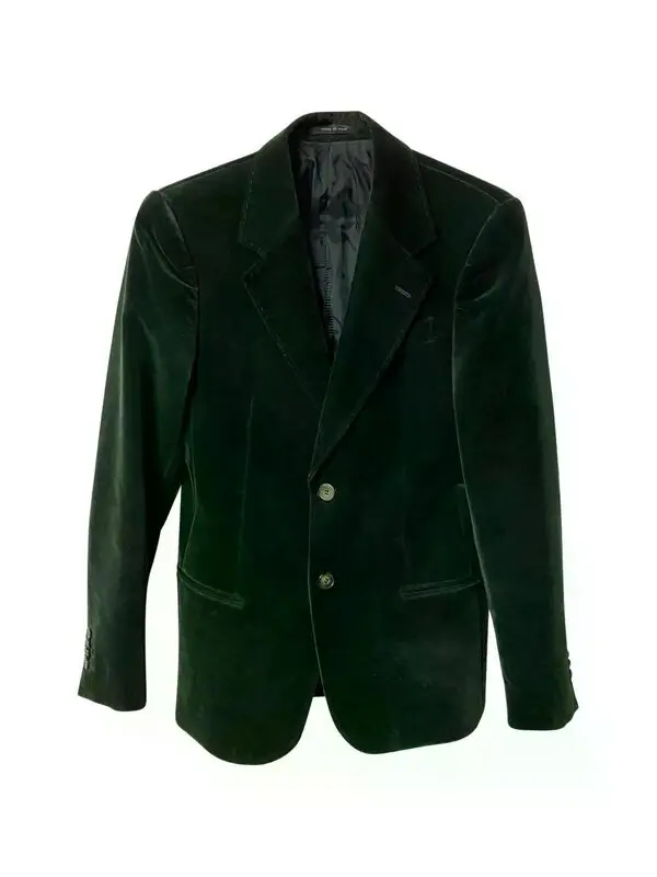 Emporio Armani Single-breasted Velvet Jacket