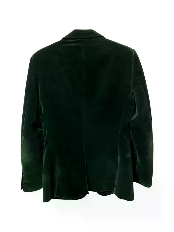 Emporio Armani Single-breasted Velvet Jacket