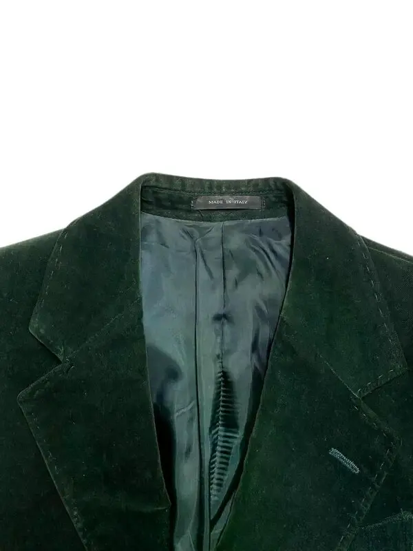 Emporio Armani Single-breasted Velvet Jacket