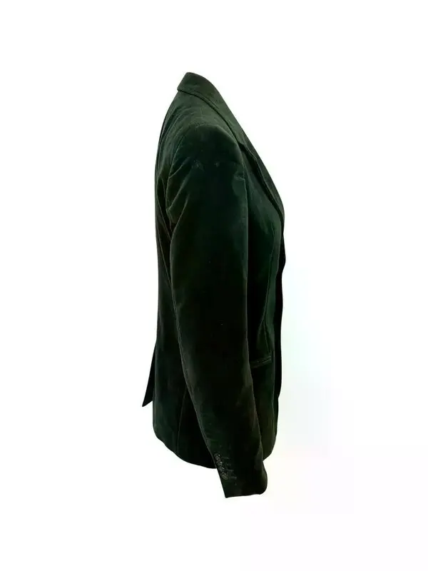 Emporio Armani Single-breasted Velvet Blazer