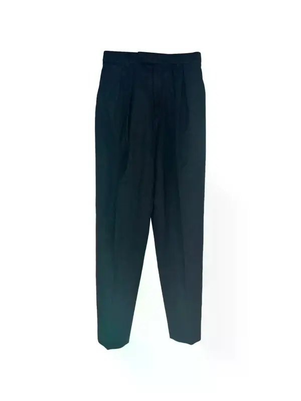 Celine Pleated Wool Trousers