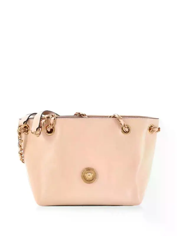 Versace Medusa Icon Chain Leather Mini Tote Bag